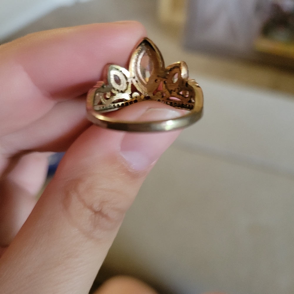 Rapunzel Tangled Crow Ring - Gem